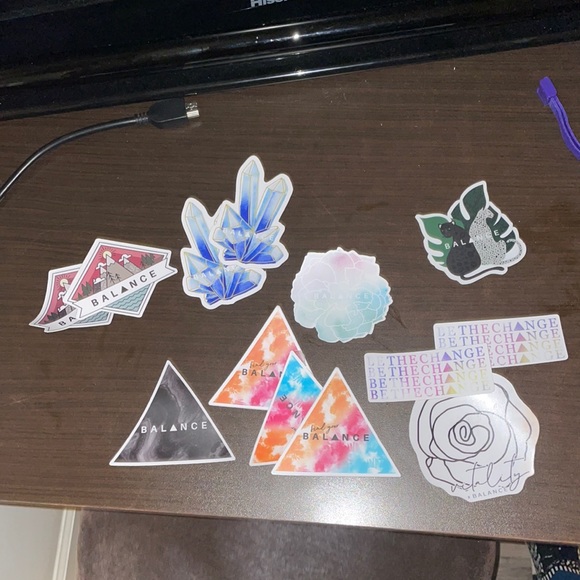 Balance Athletica | Accessories | Balance Athletica Stickers | Poshmark